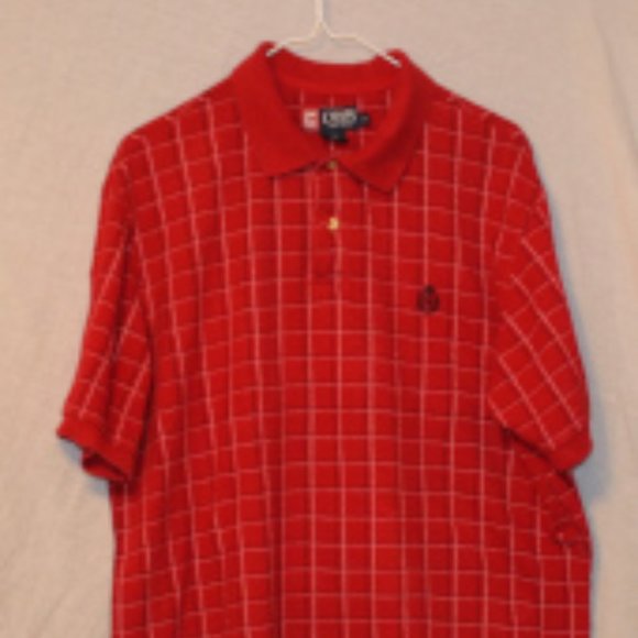 Chaps | Shirts | Mens Red Chaps Polo Shirt Size Large | Poshmark